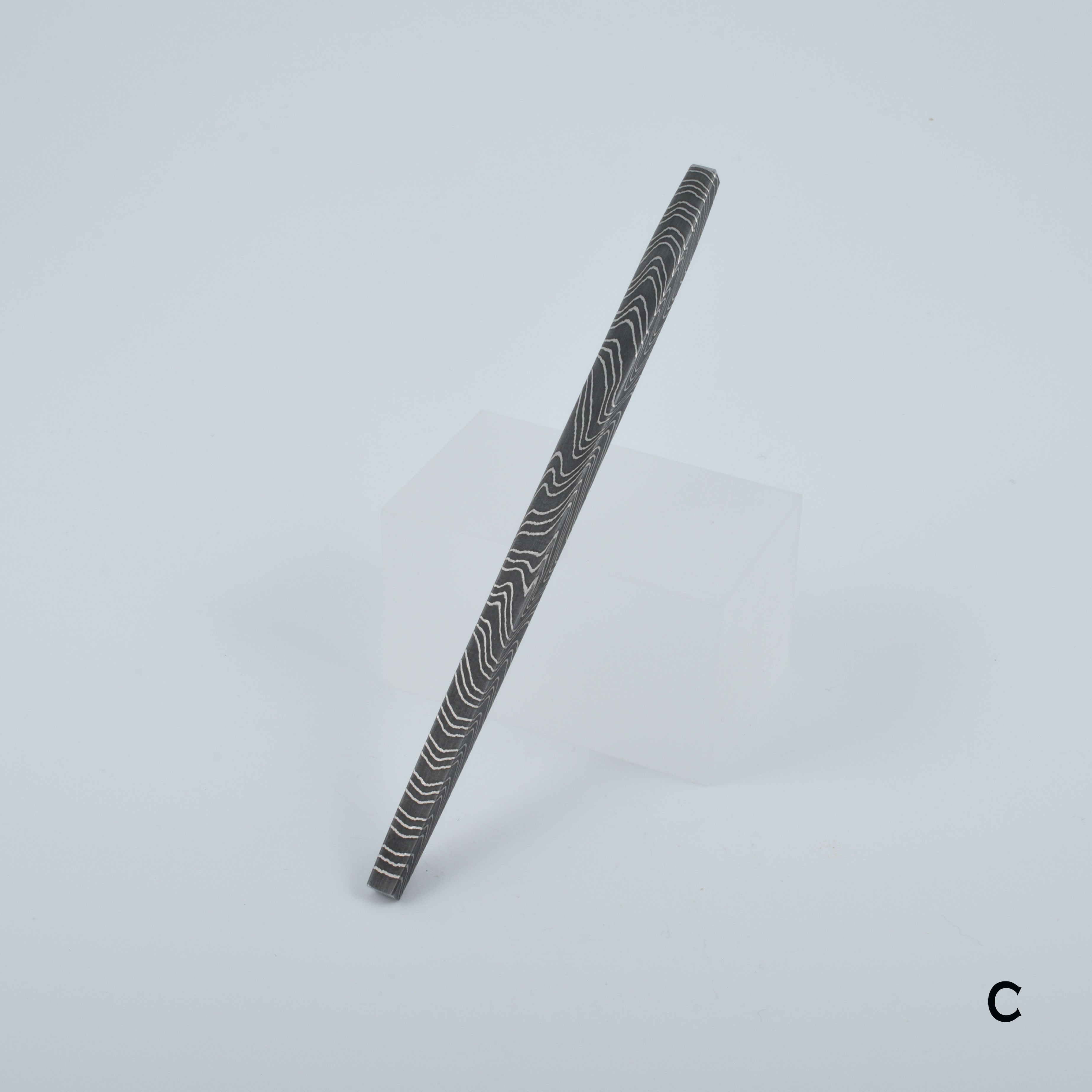 Bezel Chaser Carbon Steel Damascus (C) | CPRUITT TOOLS