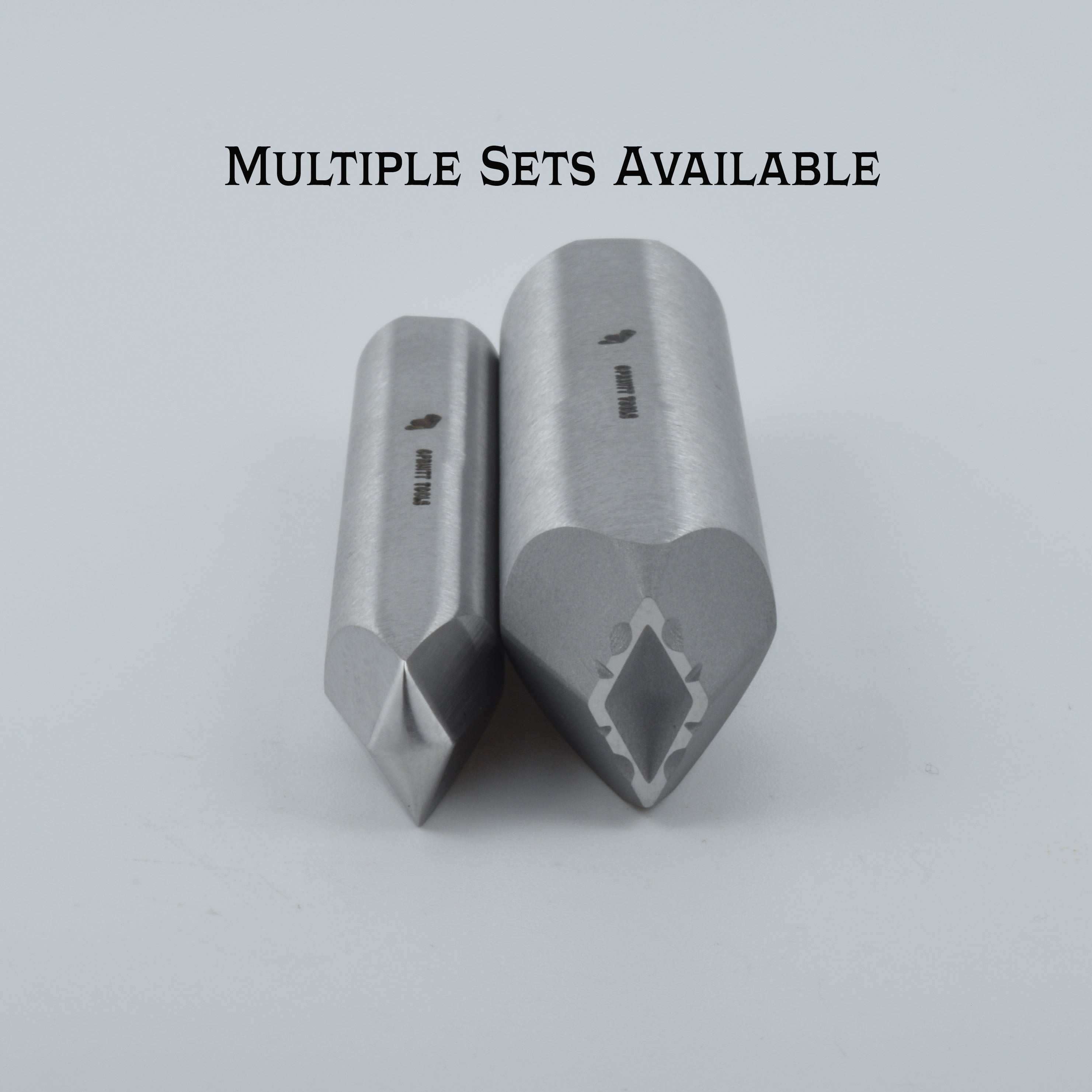 DM9 Diamond Bump Out, Repousse Stamp Set, 4 Scallop & 4 Notch | CPRUITT ...